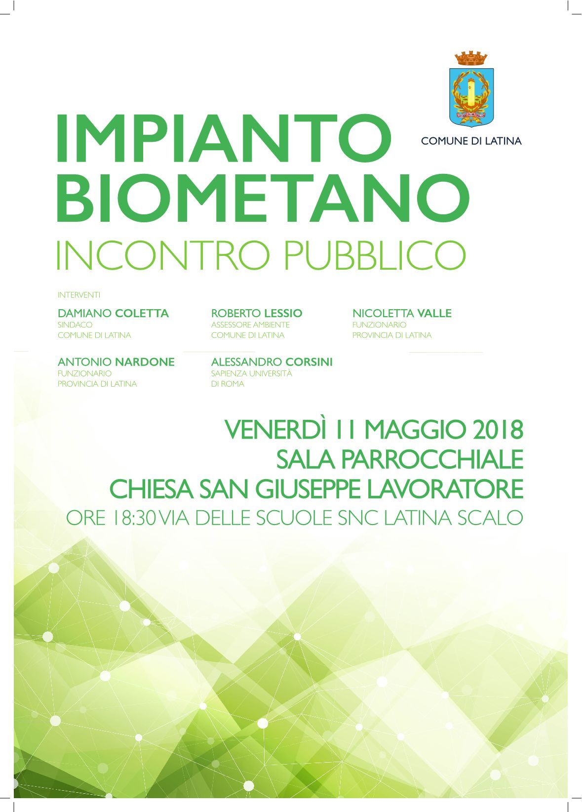 Impianto di biometano, incontro pubblico a Latina Scalo Impianto di biometano, incontro pubblico a Latina Scalo
