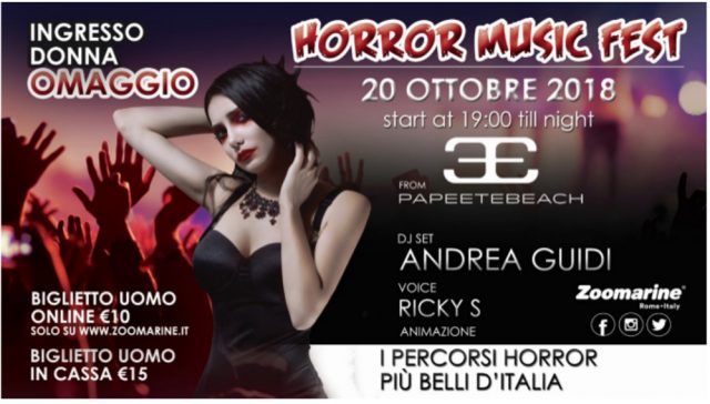 Zoomarine, domani sera maxi-festa a tema: Horror Music Fest con dj set ...