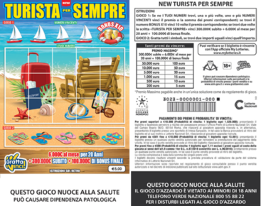 Nuovo Turista per Sempre: cosa cambia, come funziona e quanto si vince ...