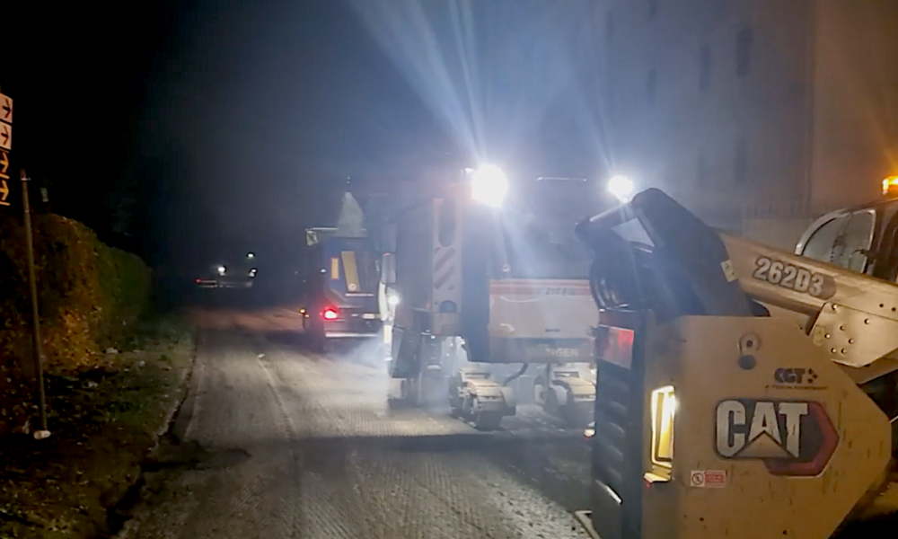 Pontina, terminati i lavori: l'annuncio dell'operaio in diretta diventa ...