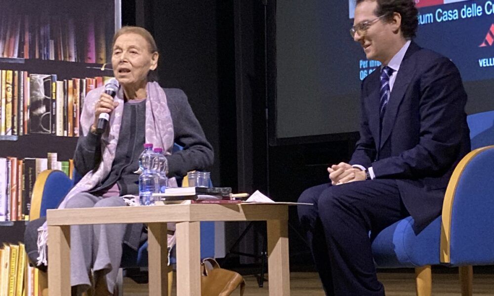 Edith Bruck ha presentato il suo nuovo romanzo